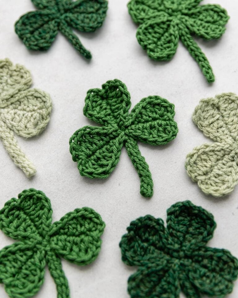 How to Crochet a Shamrock: Free Pattern - Sarah Maker