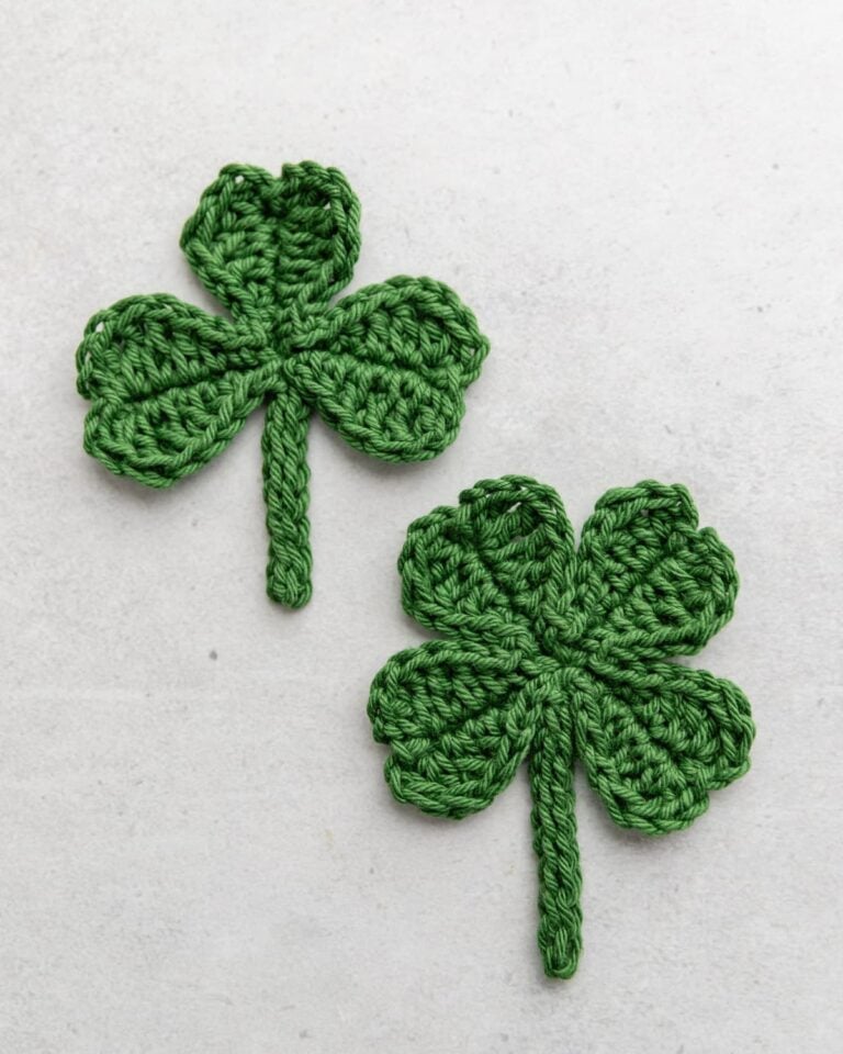 How to Crochet a Shamrock: Free Pattern - Sarah Maker