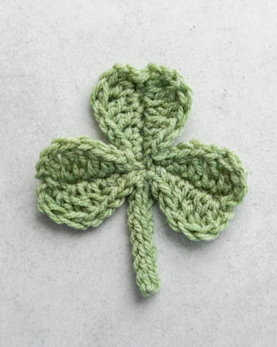 How to Crochet a Shamrock: Free Pattern - Sarah Maker