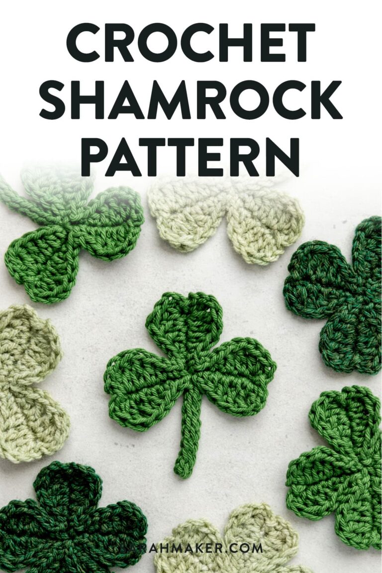 How to Crochet a Shamrock: Free Pattern - Sarah Maker