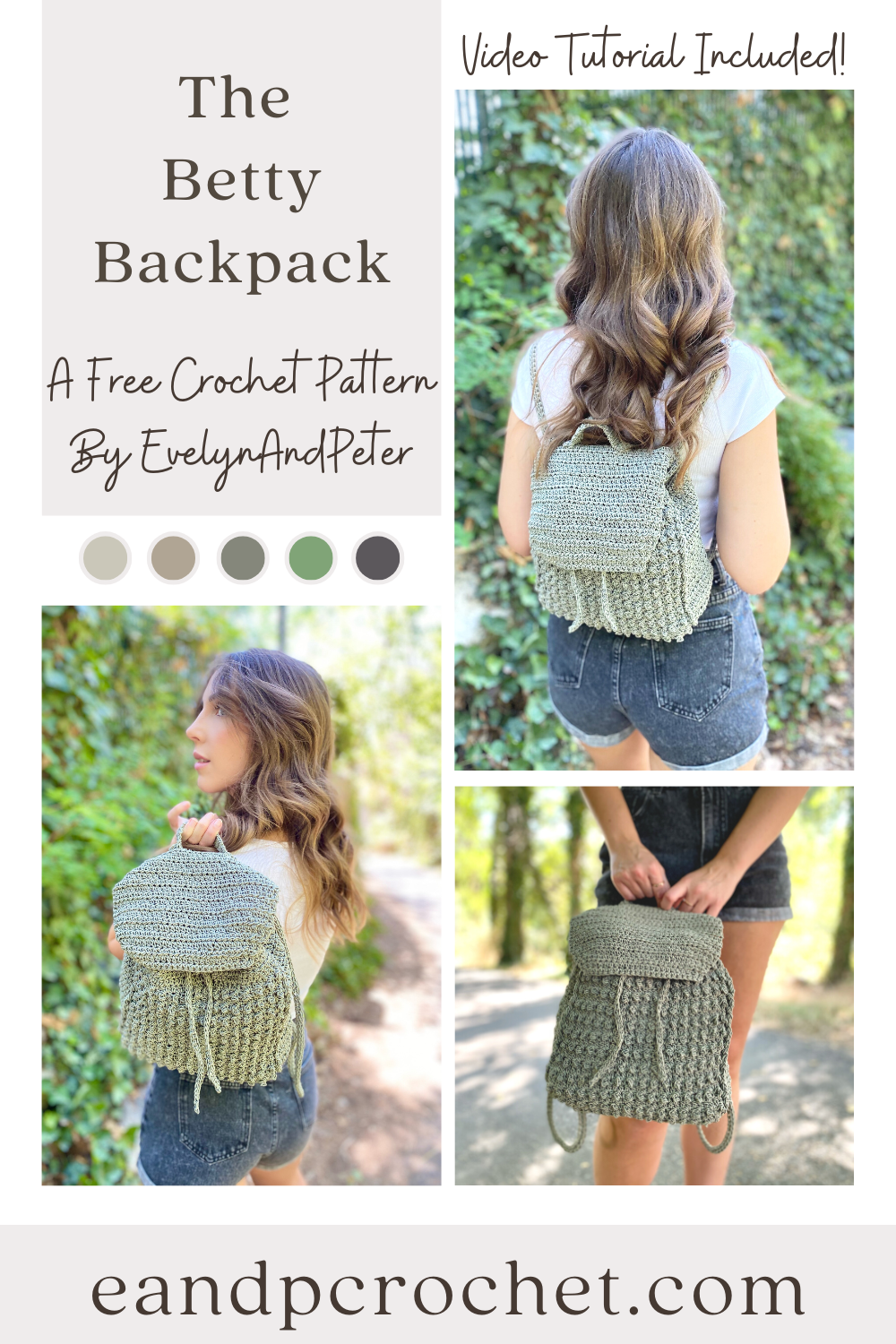 24 Free Crochet Backpack Patterns for Beginners - Sarah Maker